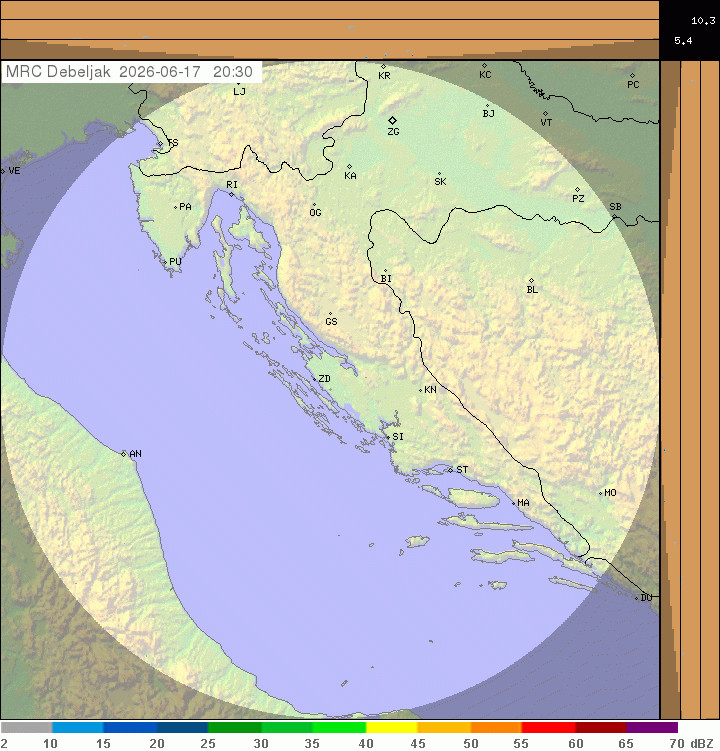 1.6°C - Zadar, Puntamika DHMZ
