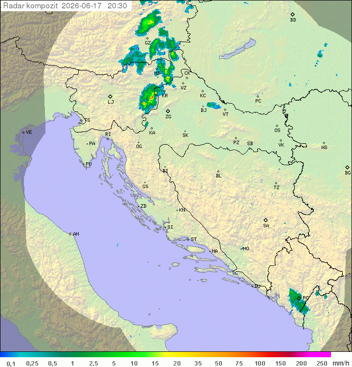 23.4°C - Rijeka, Kozala DHMZ