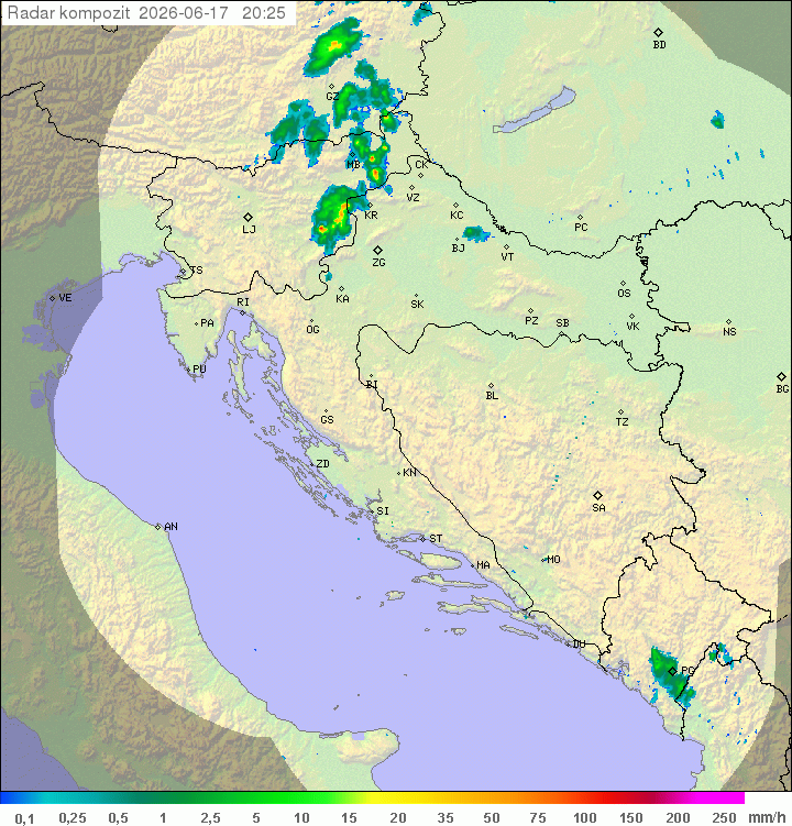 0.6°C - Zagreb, Maksimir DHMZ